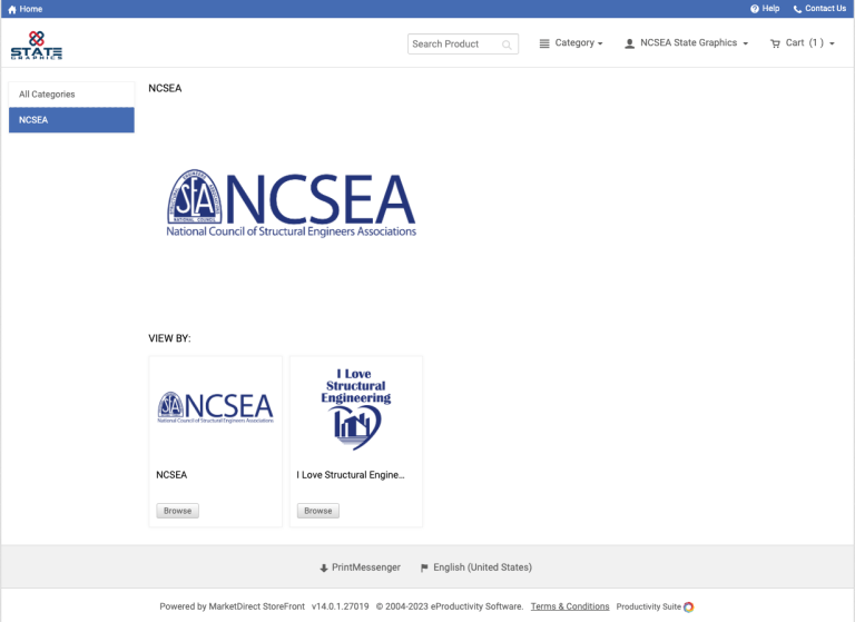 E-Commerce Storefronts - State Graphics