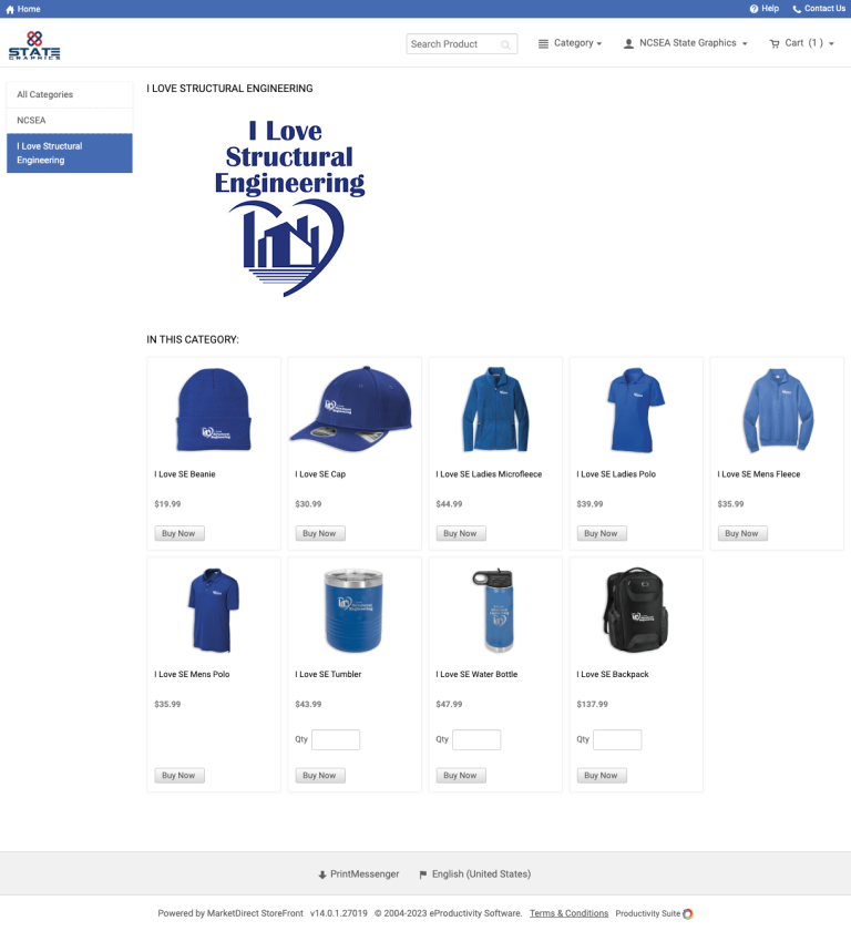 E-Commerce Storefronts - State Graphics